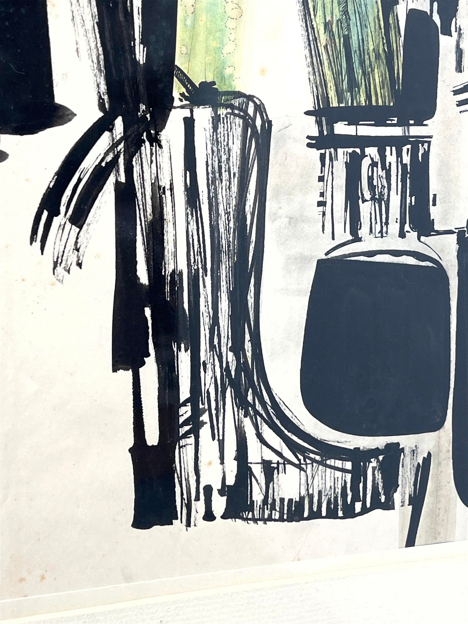 Dolores Pye Josey | Dolores Pye Josey Painting on Paper. CITYSCAPE IN ...