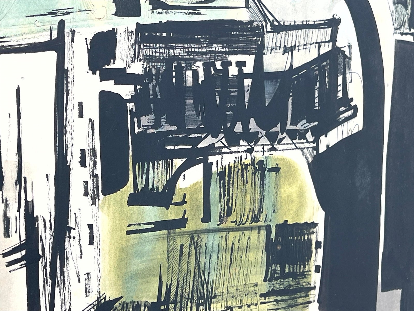 Dolores Pye Josey | Dolores Pye Josey Painting on Paper. CITYSCAPE IN ...