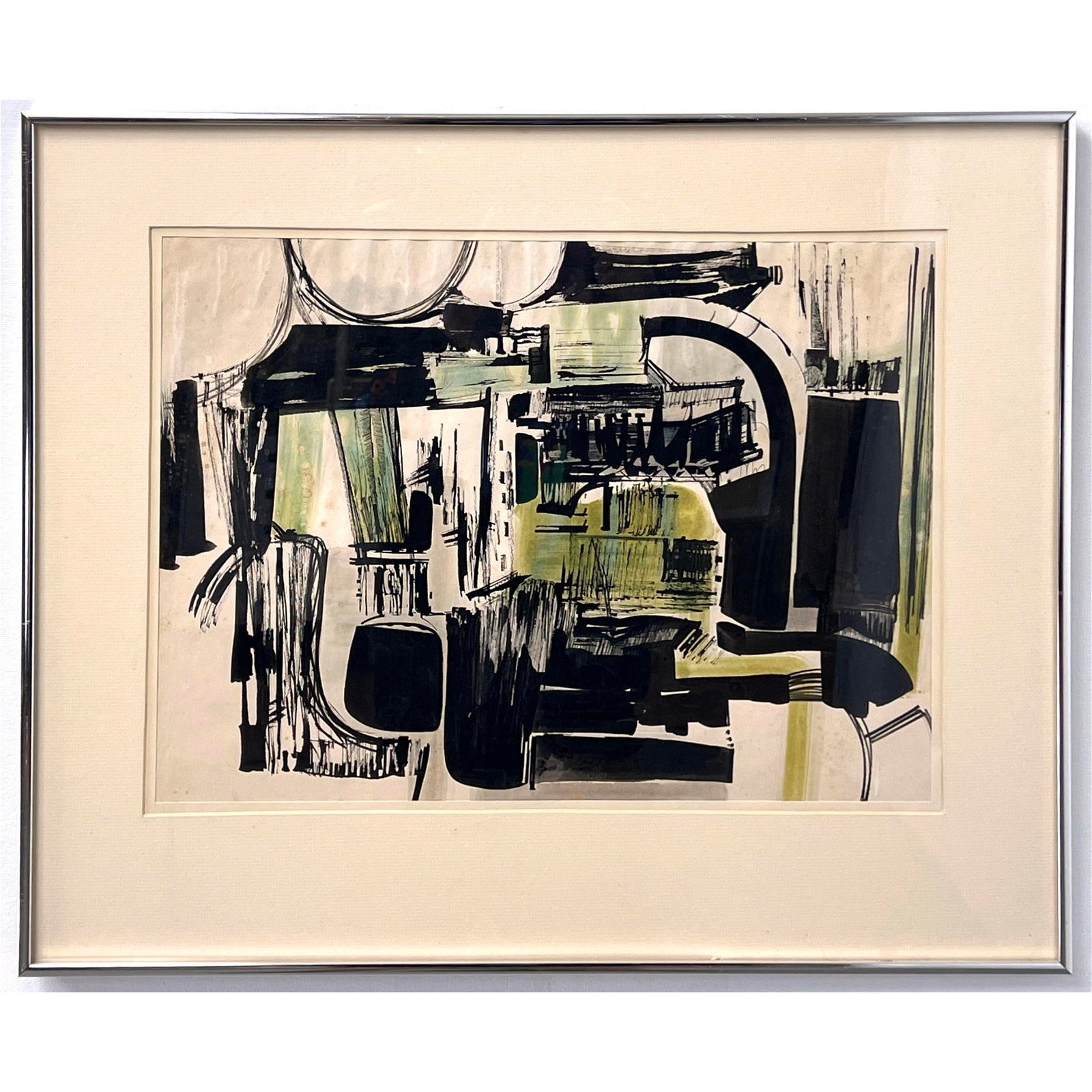 Dolores Pye Josey | Dolores Pye Josey Painting on Paper. CITYSCAPE IN ...