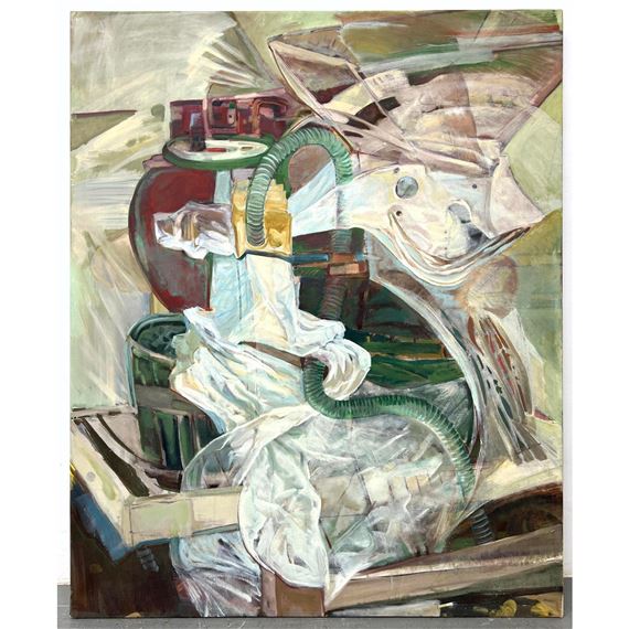 Dolores Pye Josey | Large Dolores Pye Josey Surreal Painting on Canvas ...