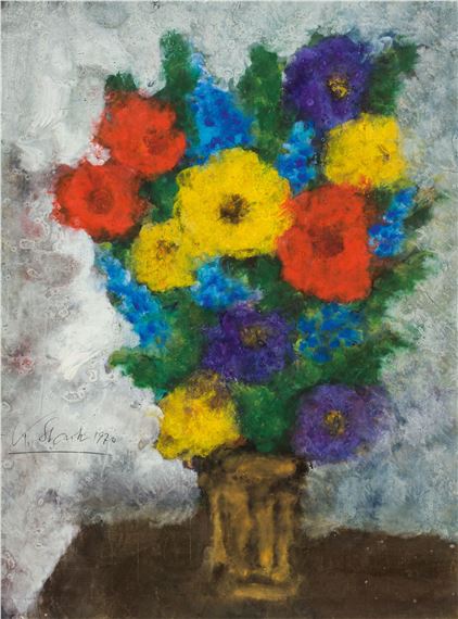Karl Stark | Flower still life (1970) | MutualArt