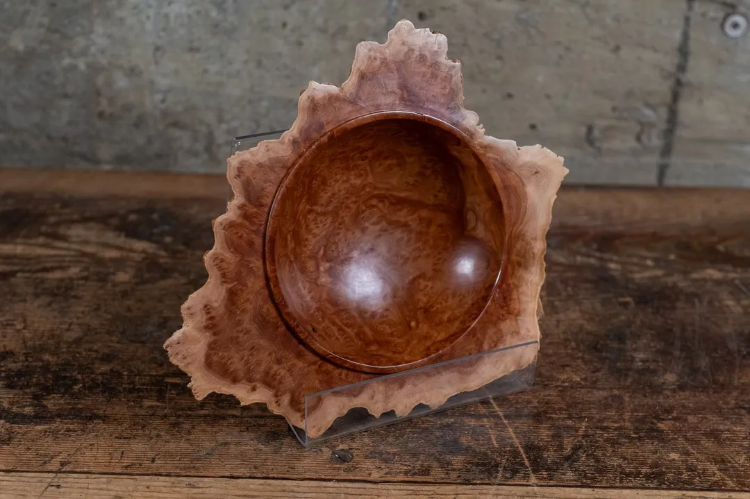 Bryan Nelson | Brown Mallee Burl bowl (Circa 2015) | MutualArt