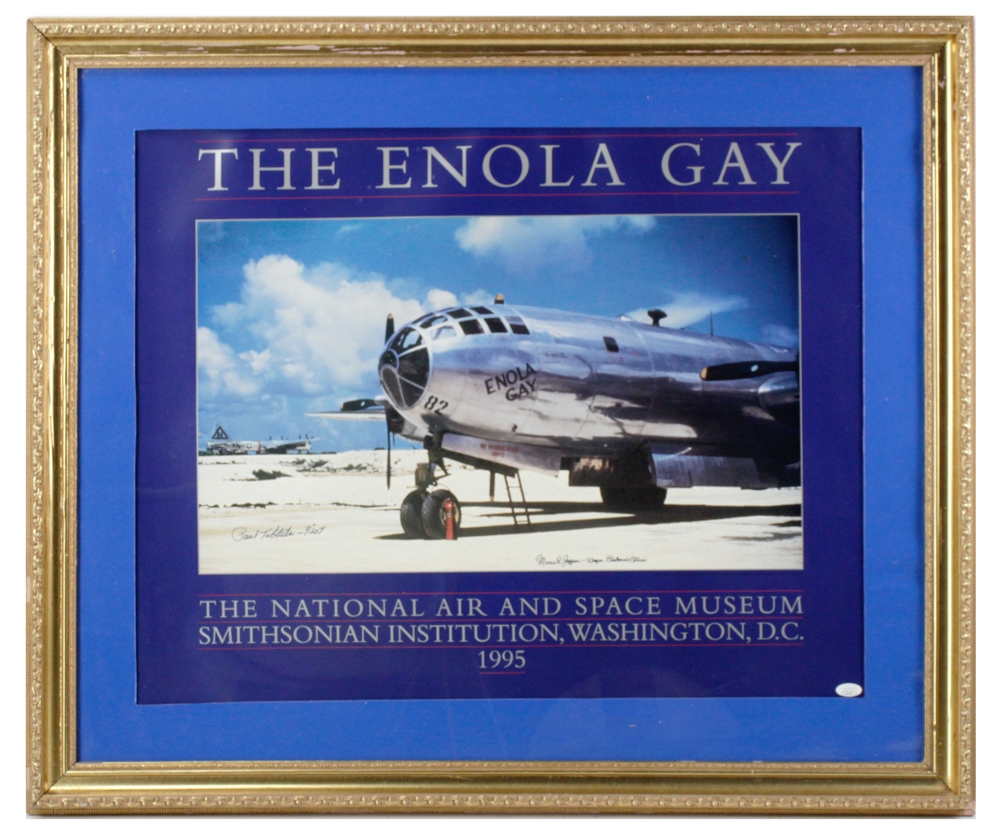 Paul Tibbets | Enola Gay Smithsonian Photo Print Signed by Tibbets ...