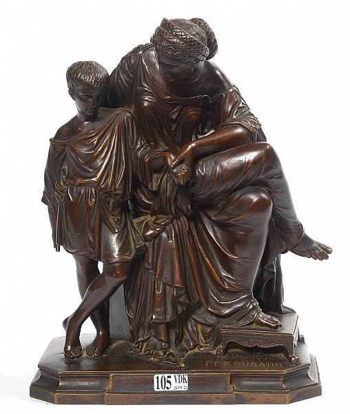 Francois Felix Roubaud | Lucius Papirius interrogé pas sa mère | MutualArt