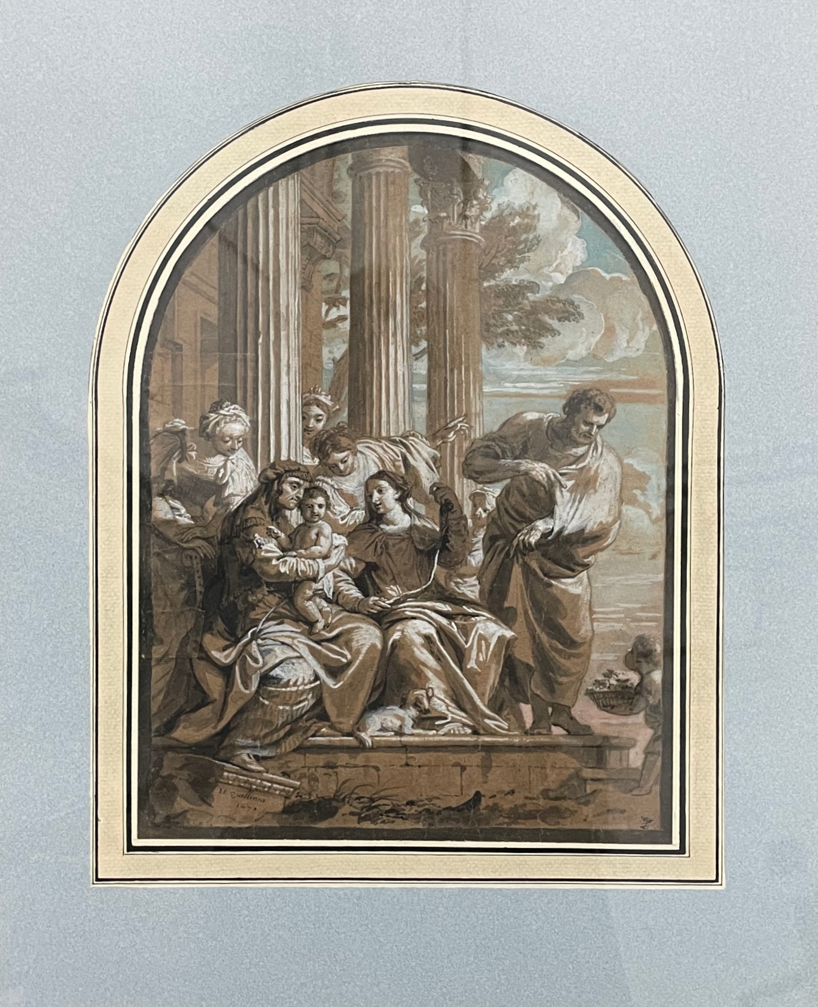 Jan Erasmus Quellinus | La sainte famille. (1670) | MutualArt