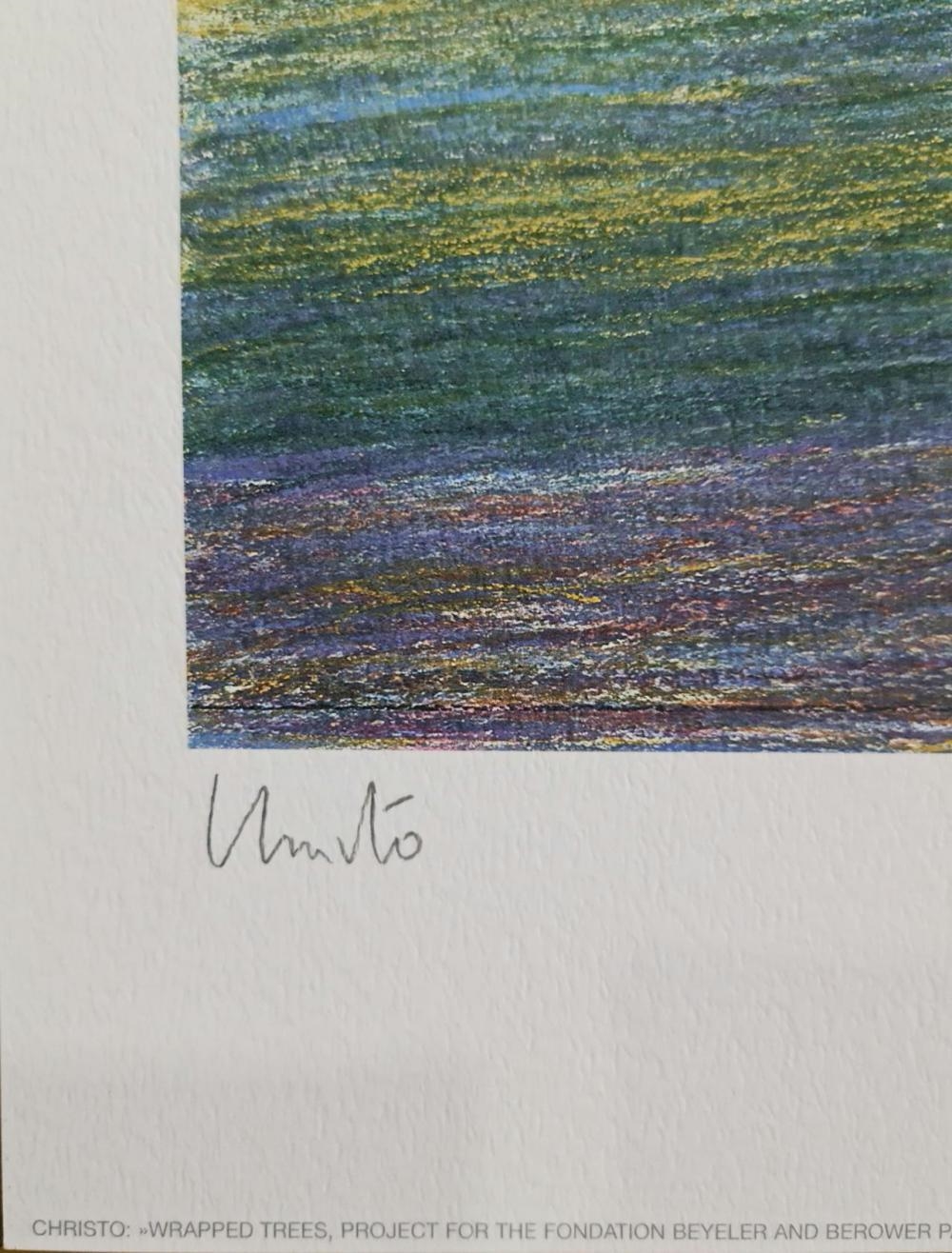 Christo | Christo, 'Wrapped Trees Vertical', Lithograph, 1998 (1953 ...