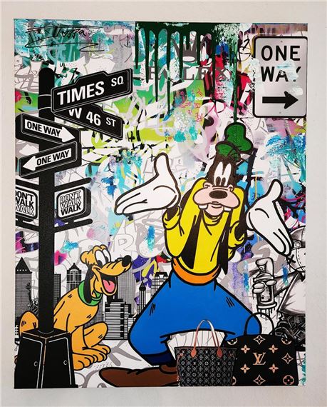 Jozza | Jozza, 'Times Square' 24 X 30 Original Acrylic On Canvas (2023 ...
