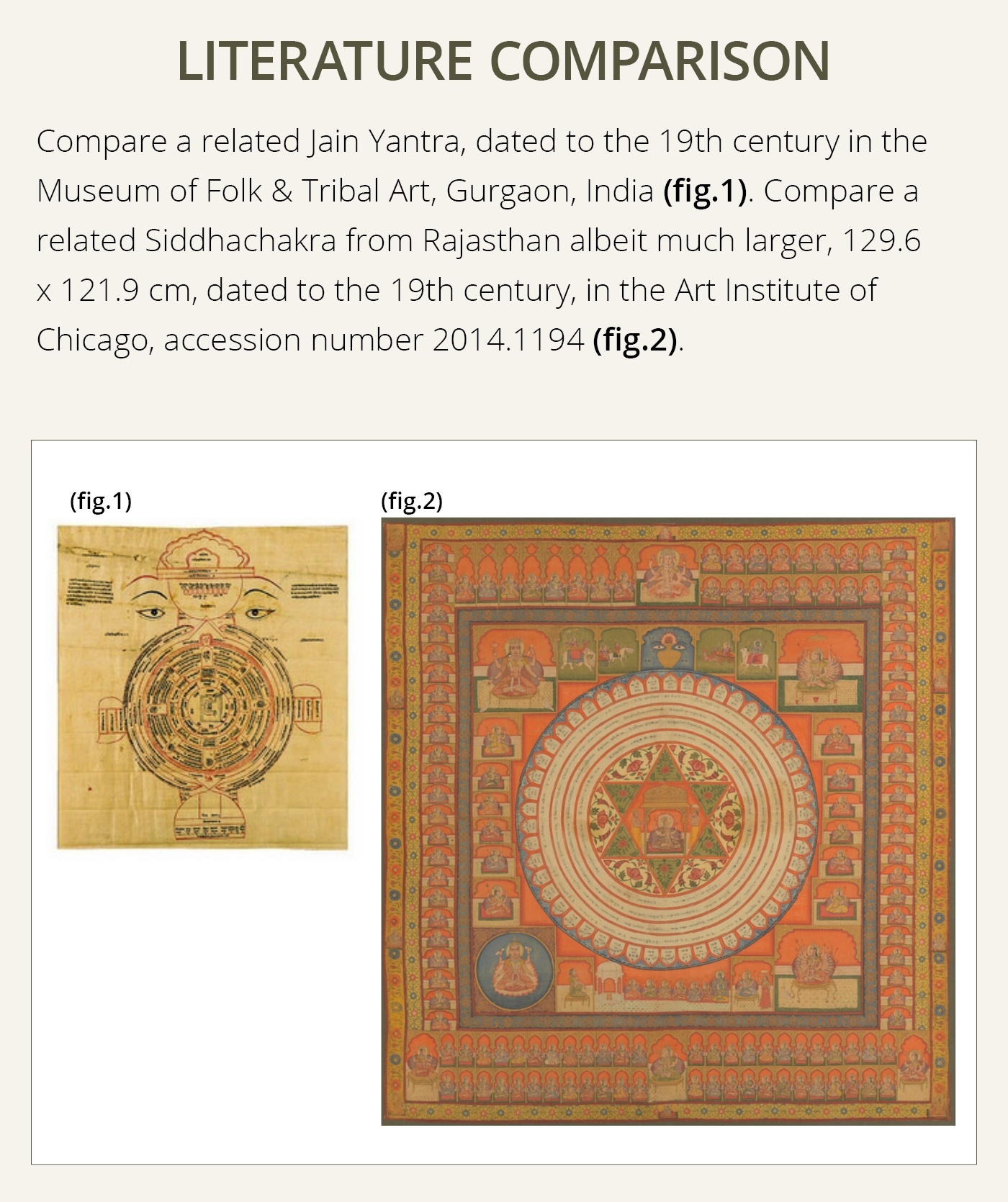 Indian School, 19th Century | A JAIN LOTUS SIDDHACHAKRA WITH EYES ...
