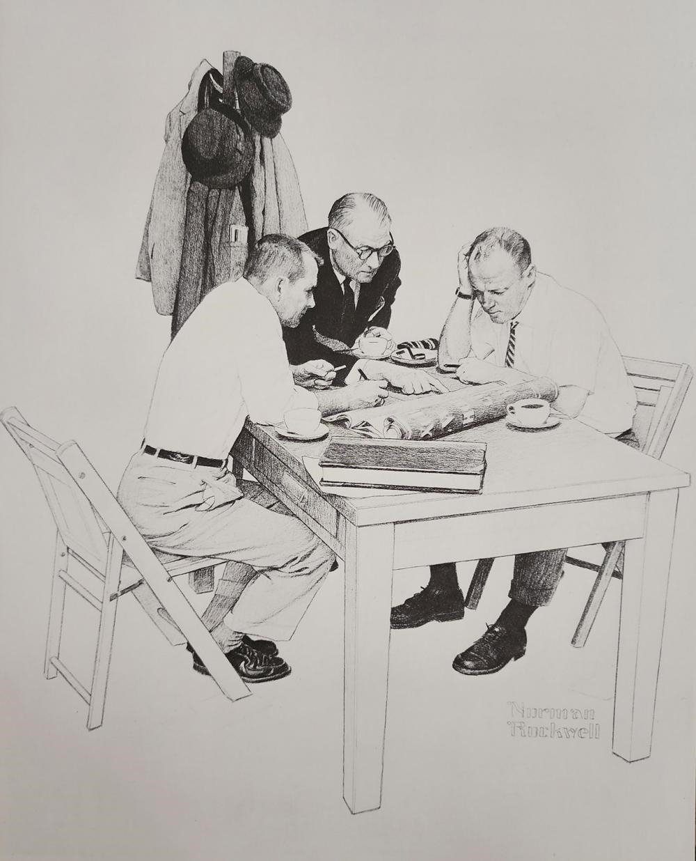 Norman Rockwell | Norman Rockwell, Planning - C.1960S (Circa 1980s ...