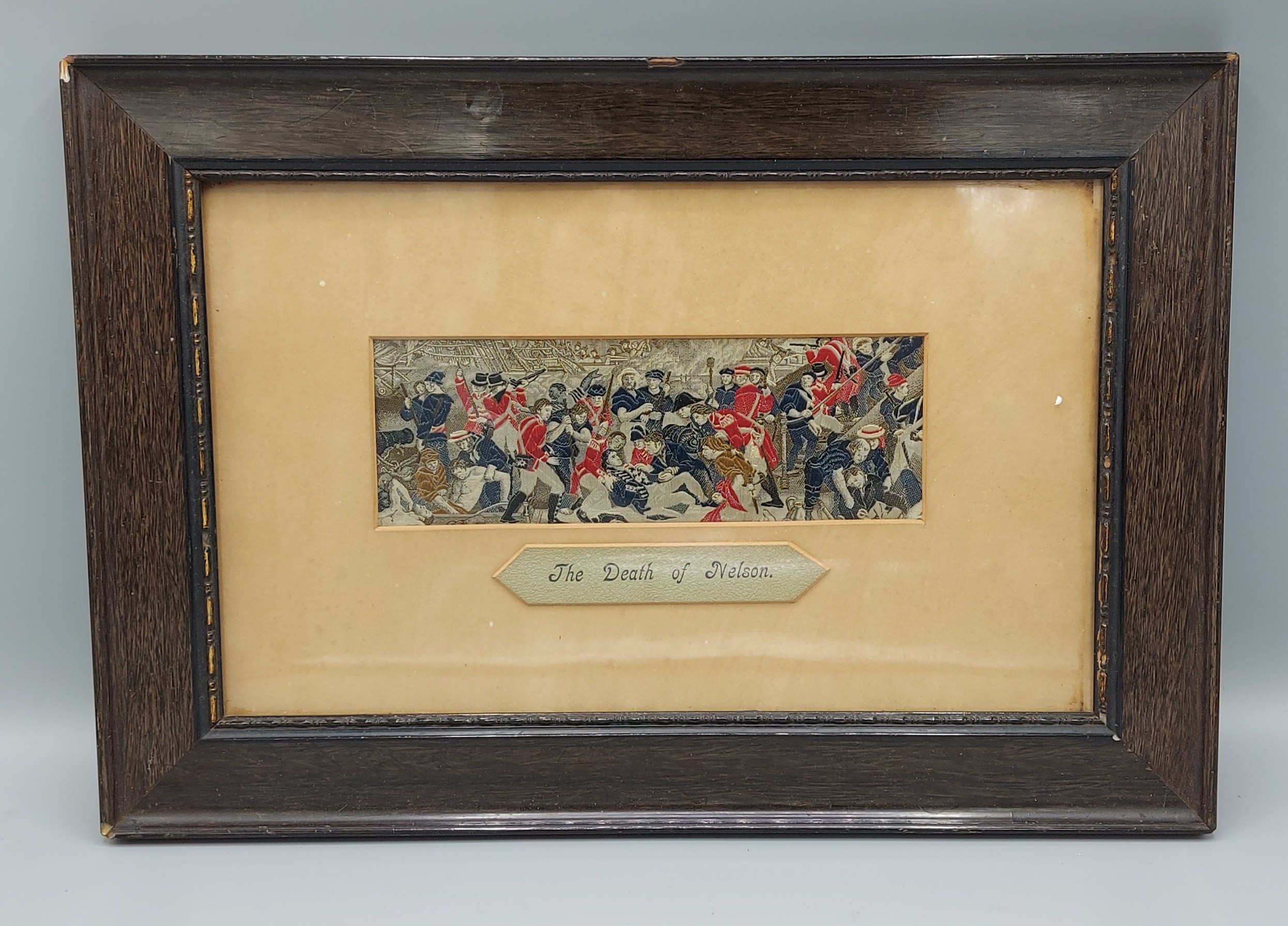 Daniel Maclise | A Stevengraph depicting The Death Of Nelson after a ...