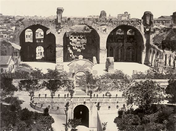 James Anderson | View of Basilica of Maxentius and ruins of the ...
