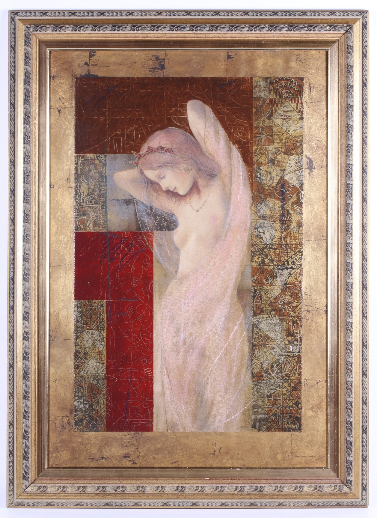 Csaba Markus | depicting a Pre-Raphaelite style figure | MutualArt