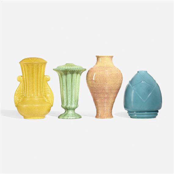 Unknown | Collection of four lamp vases (Circa 1930) | MutualArt