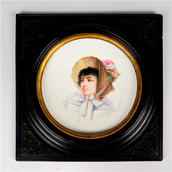 Georges le Poitevin | Minton Wall Plaque | MutualArt
