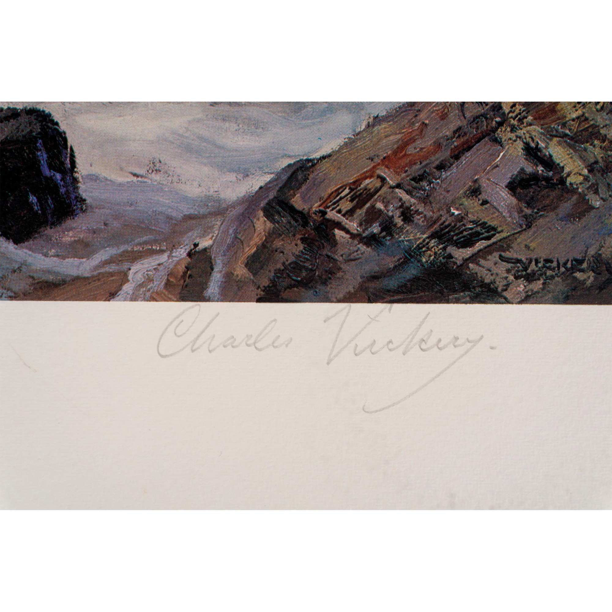 Charles Vickery | Charles Vickery, Color Lithograph, Rough Surf, Signed ...