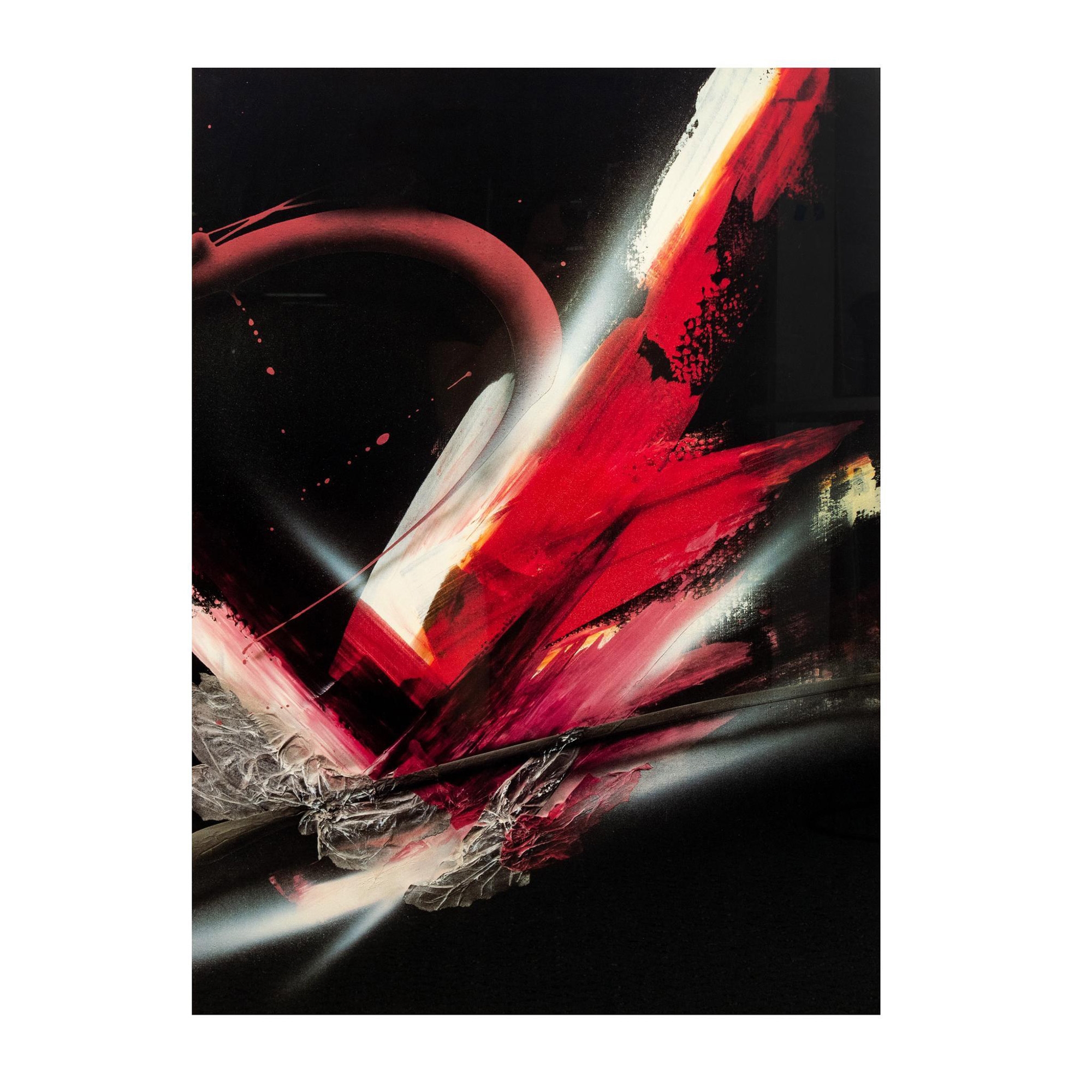 Elba Alvarez | Elba Alvarez, Large Color Abstraction Poster on Paper ...