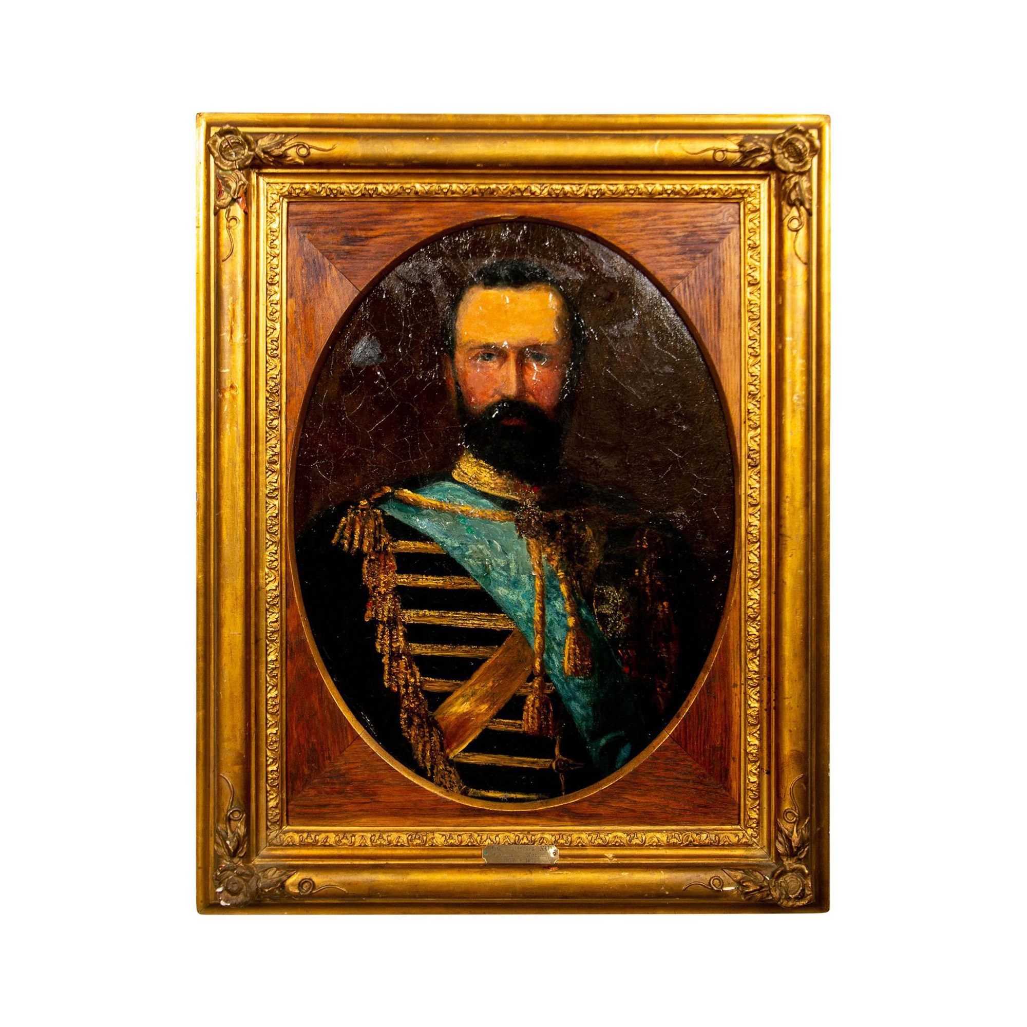 Emil Österman | An Important Portrait of King Charles XV of Sweden and ...