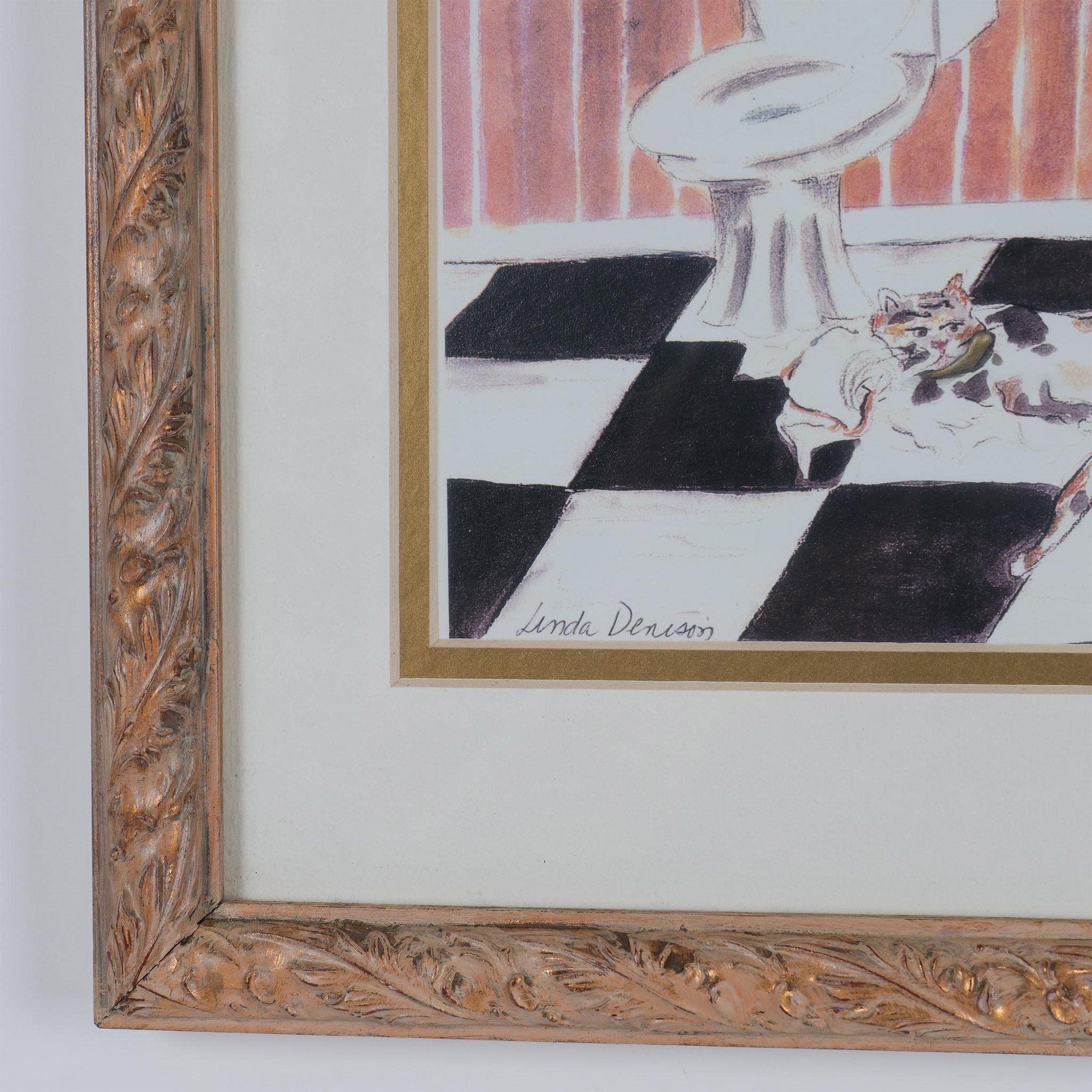 Linda Denison | Linda Denison, Original Mixed Media on Paper, Signed ...