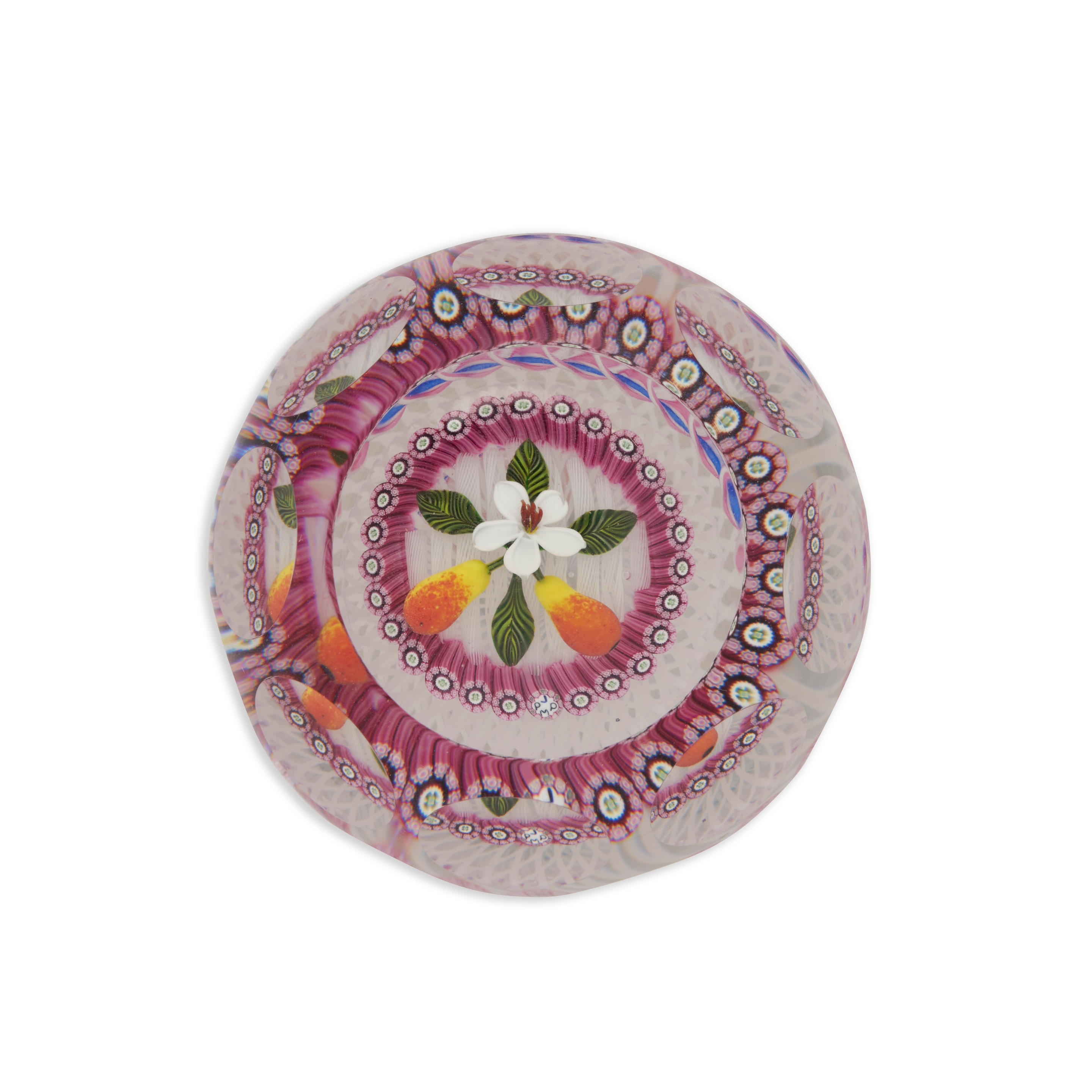 Peter Mcdougall | PAPERWEIGHT WITH FRUIT AND FLOWERS IN A BASKET (Late ...