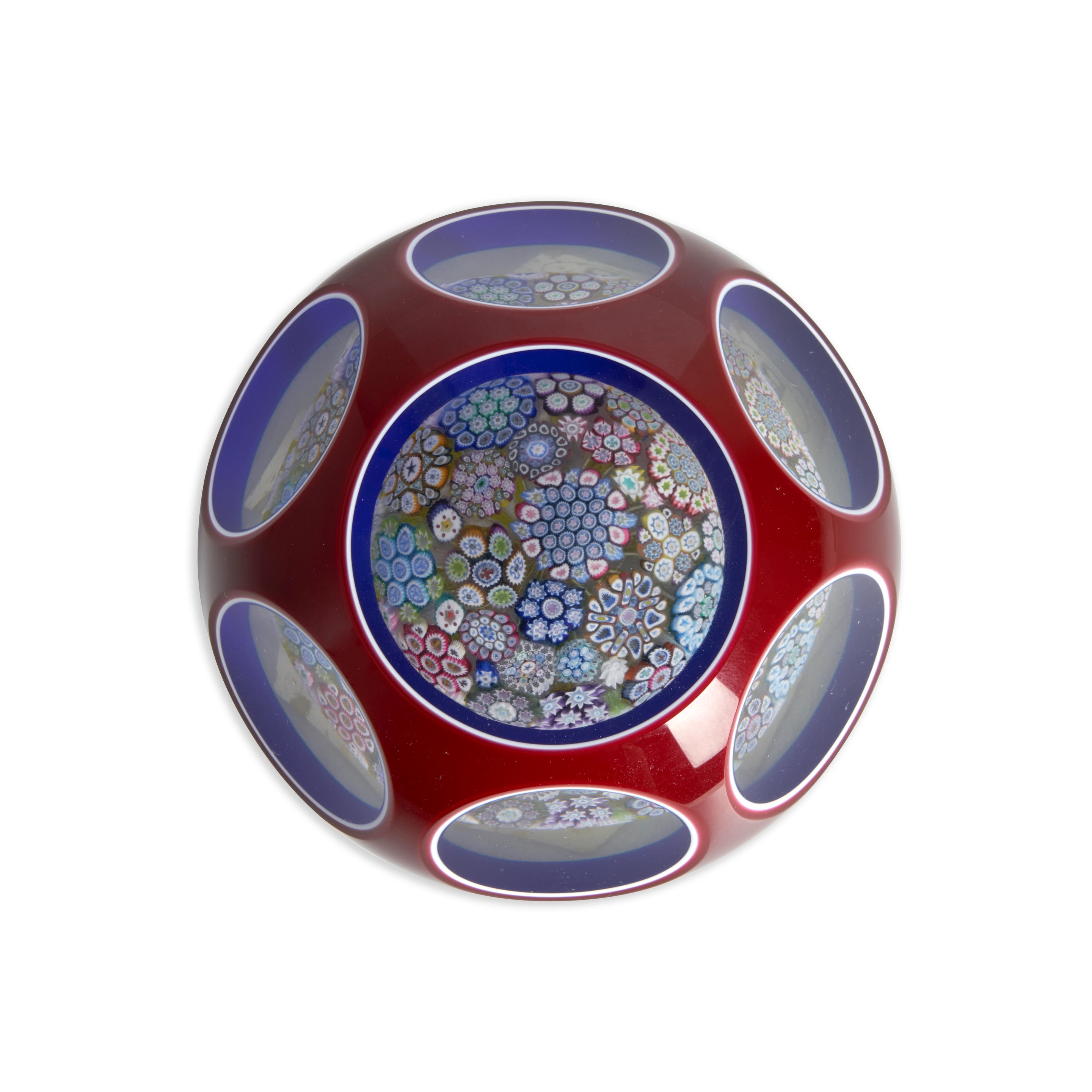 Peter Mcdougall | PETER MCDOUGALL (B. 1952) TRIPLE OVERLAY PAPERWEIGHT ...