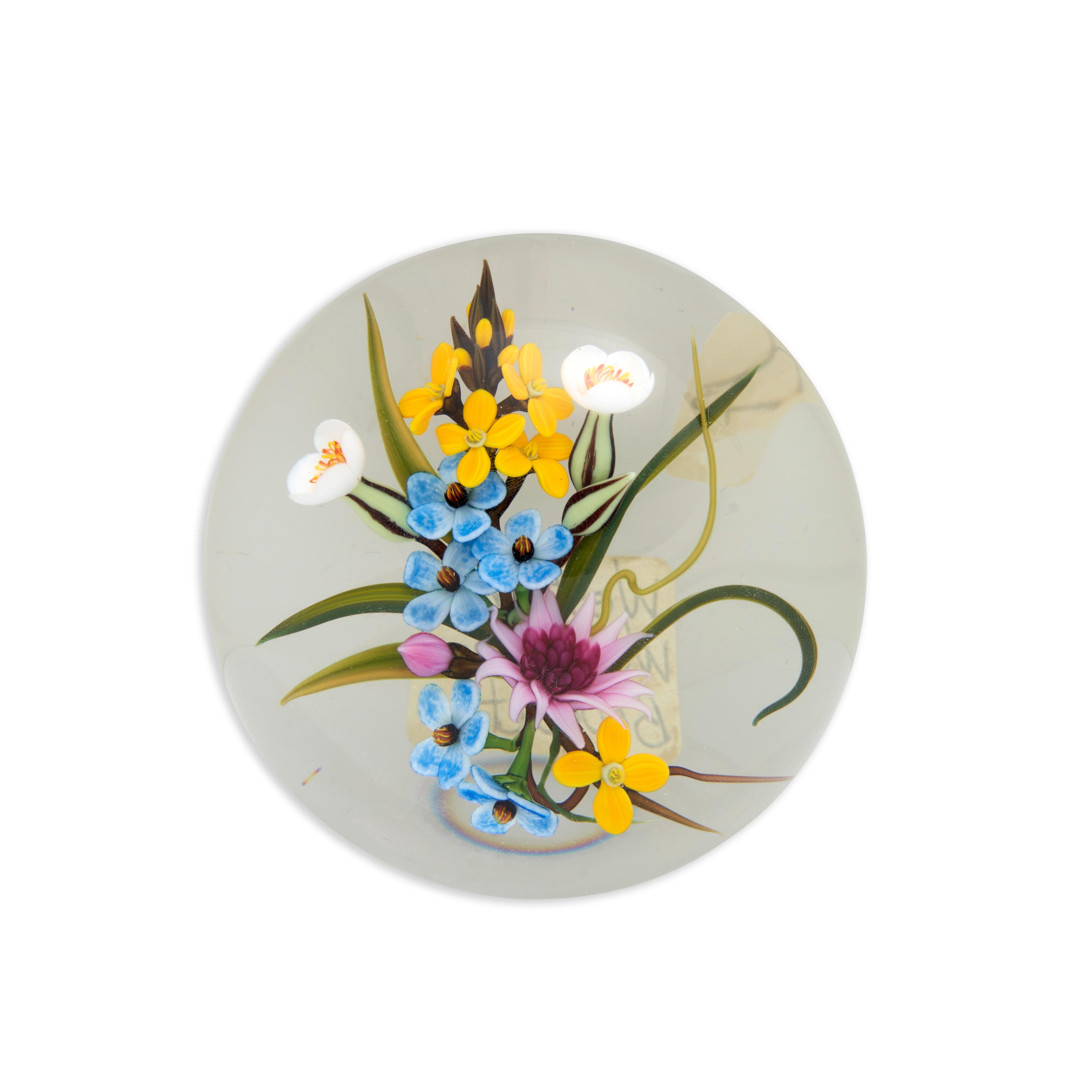 Chris Buzzini | WESTERN WALLFLOWER BOUQUET PAPERWEIGHT (95) | MutualArt