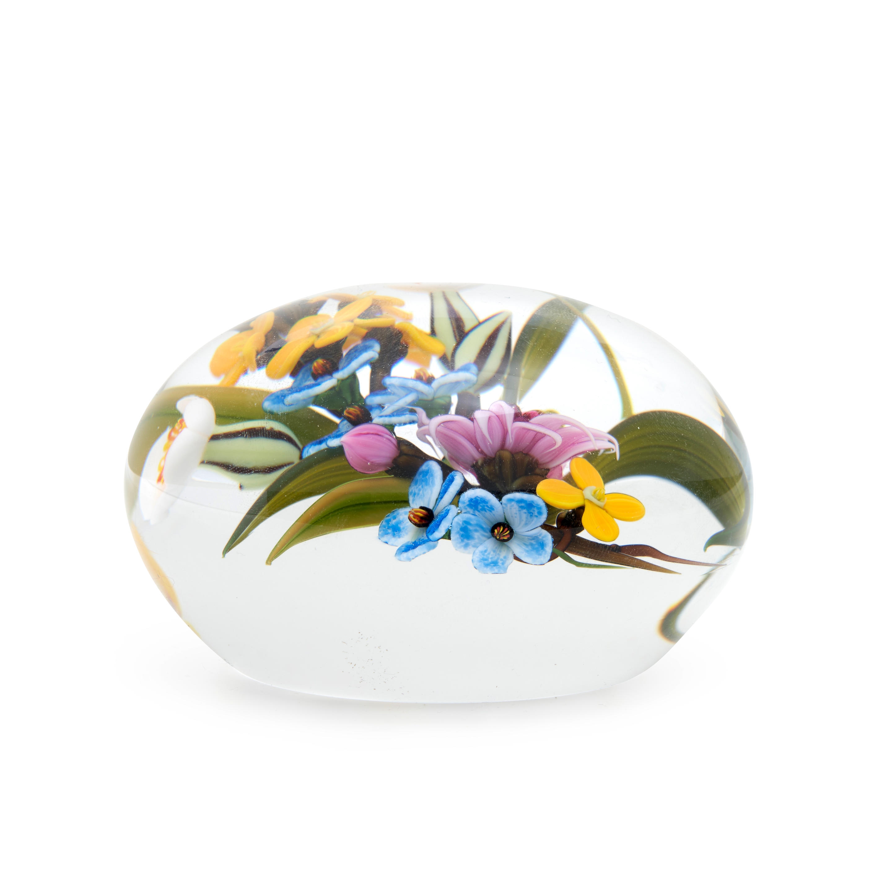Chris Buzzini | WESTERN WALLFLOWER BOUQUET PAPERWEIGHT (95) | MutualArt