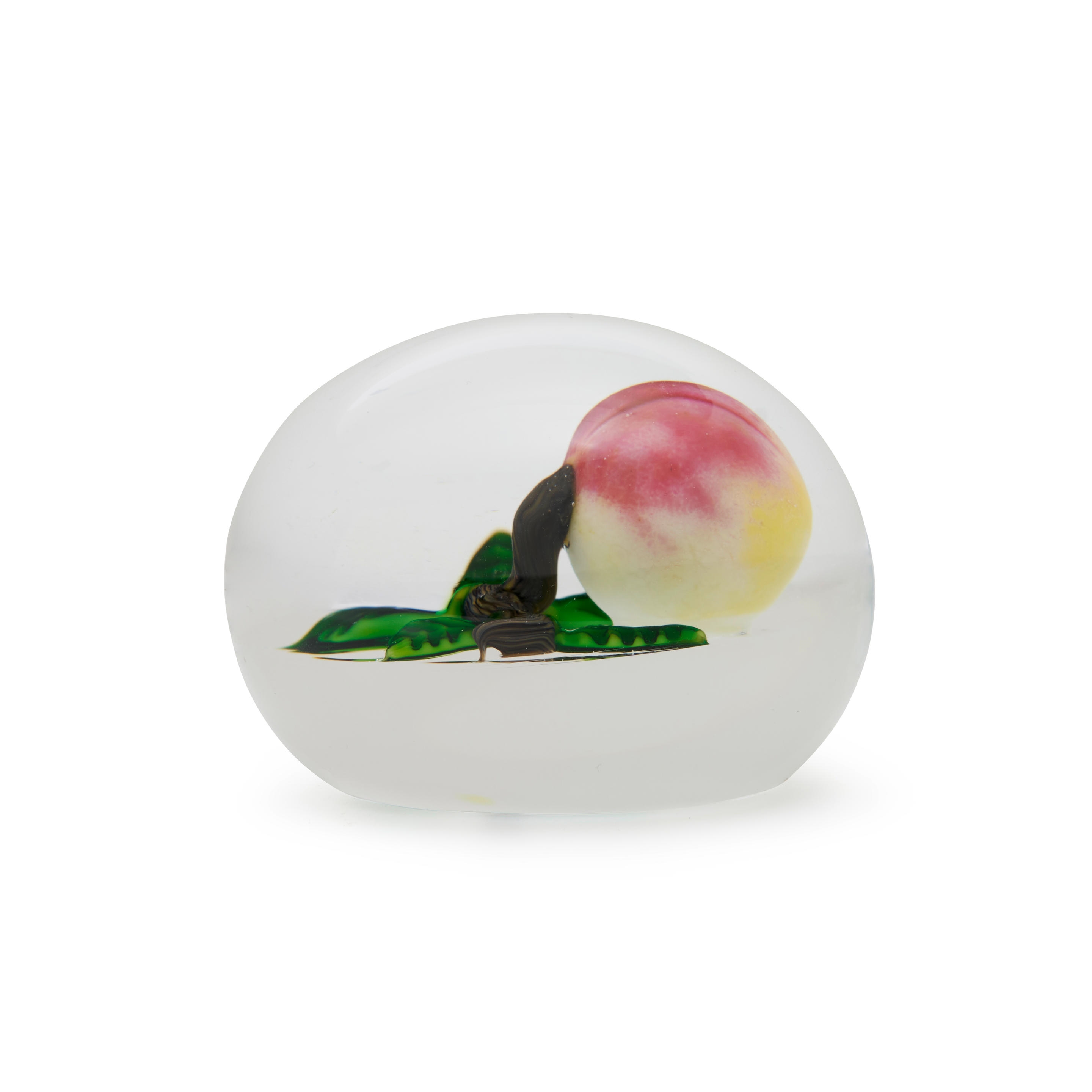 Delmo Tarsitano | PAPERWEIGHT WITH PEACH (Late 20th Century) | MutualArt