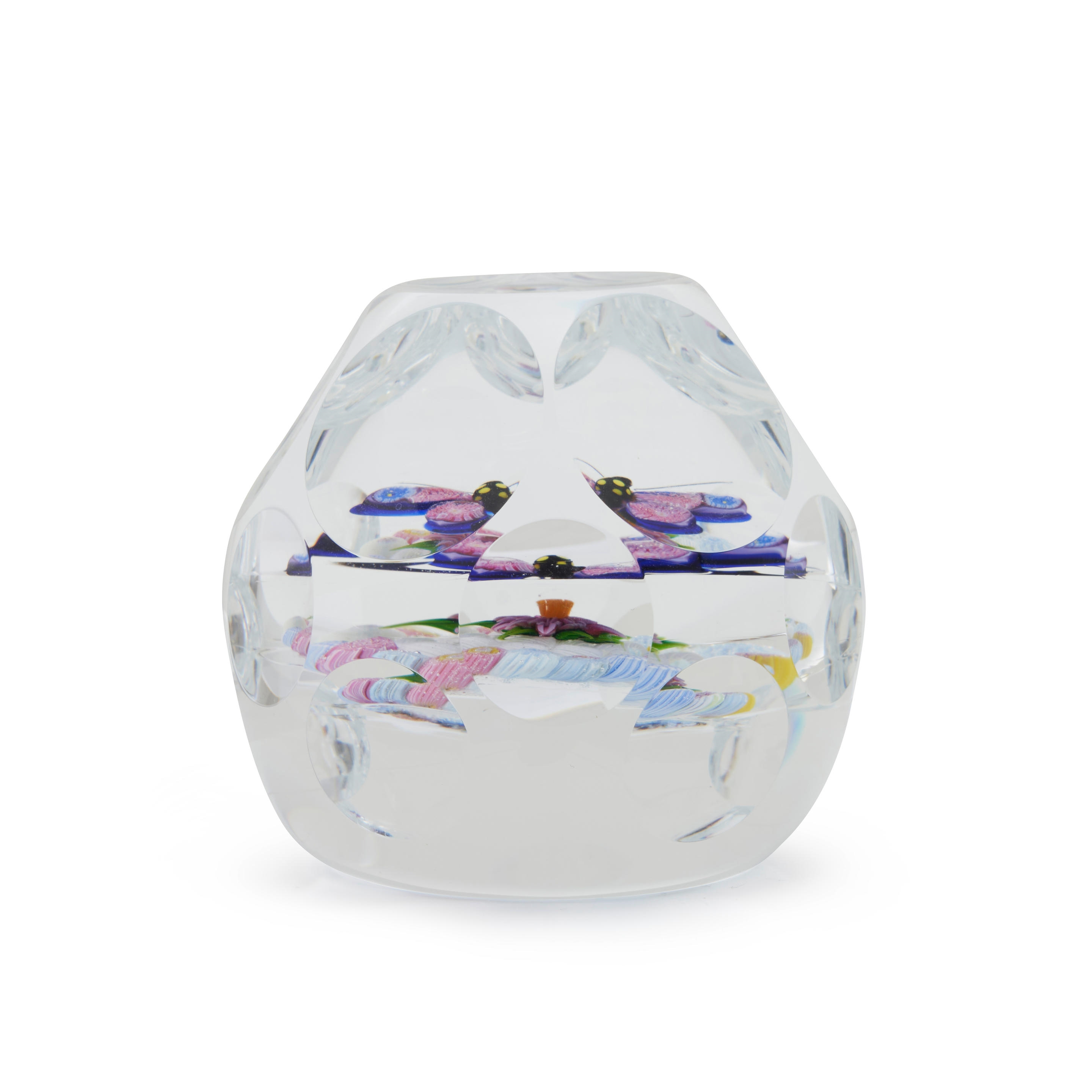 Debbie Tarsitano | DEBBIE TARSITANO (B. 1955) FACETED PAPERWEIGHT WITH ...