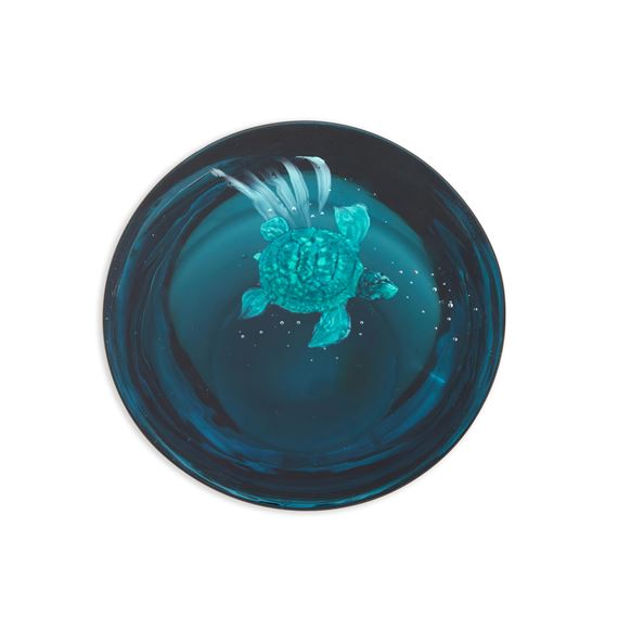Rick Ayotte | PAPERWEIGHT WITH SEA TURTLE (97) | MutualArt