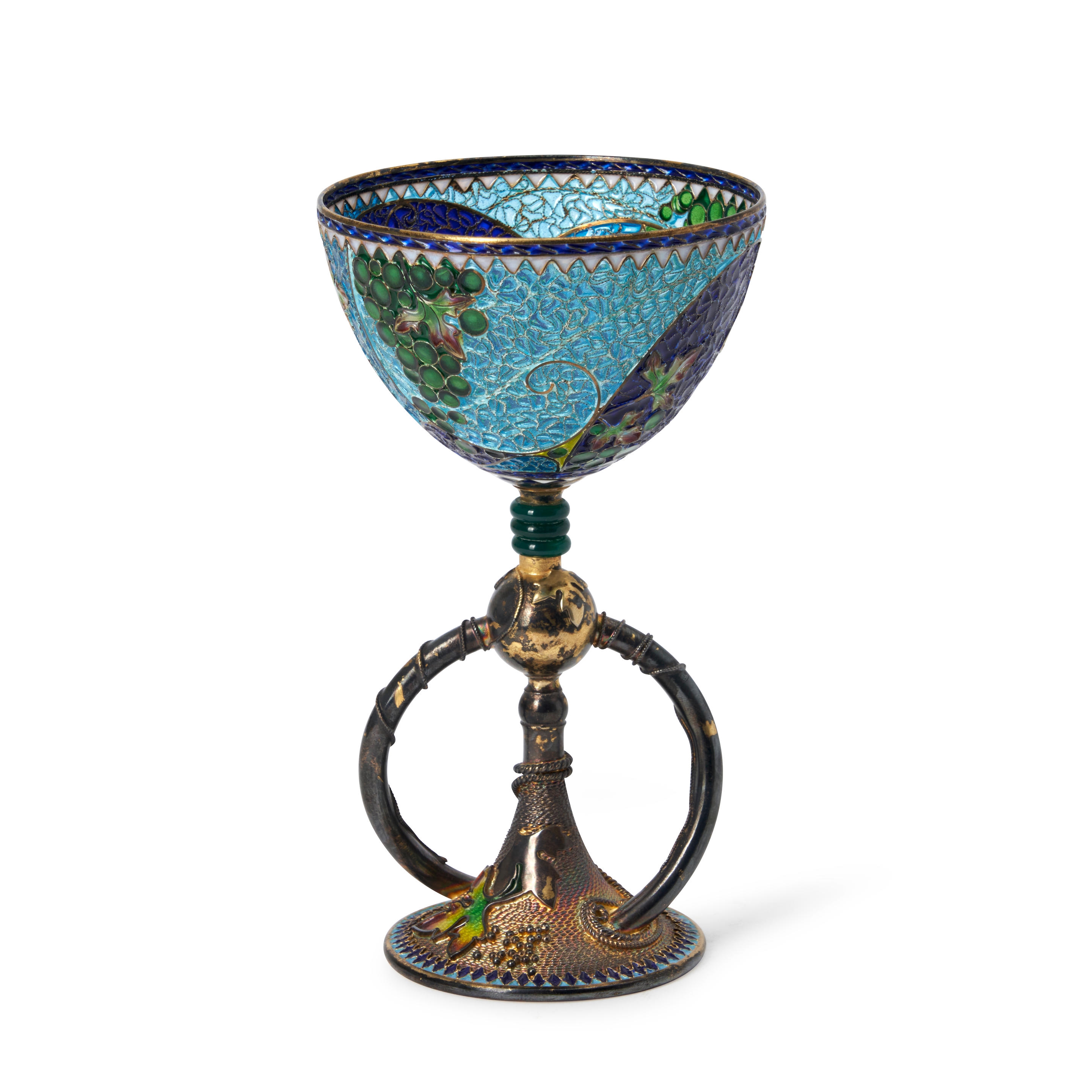 Valeri Timofeev | VALERI TIMOFEEV (1941-2014) GOBLET WITH PLIQUE-A-JOUR ...