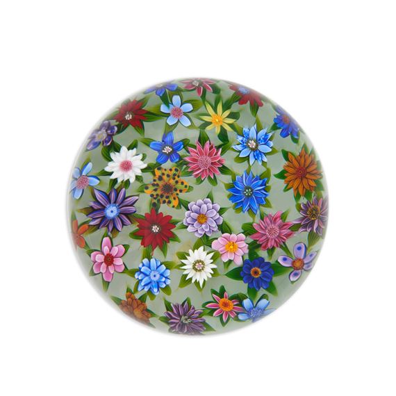 Debbie Tarsitano | DEBBIE TARSITANO (B. 1955) FLOWER MEADOW PAPERWEIGHT ...