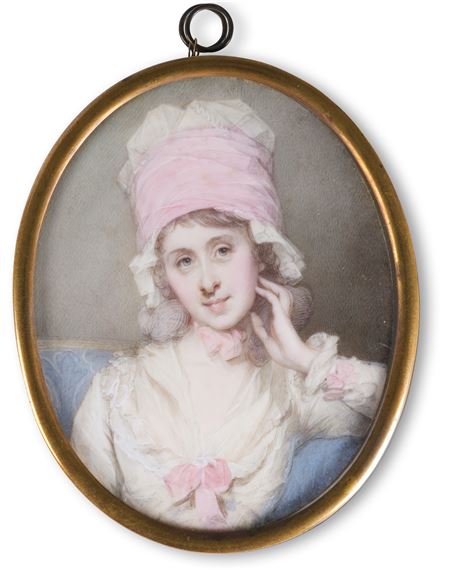 Jeremiah Meyer | Portrait Ann Chambers, née Radcliffe (Circa 1770 ...