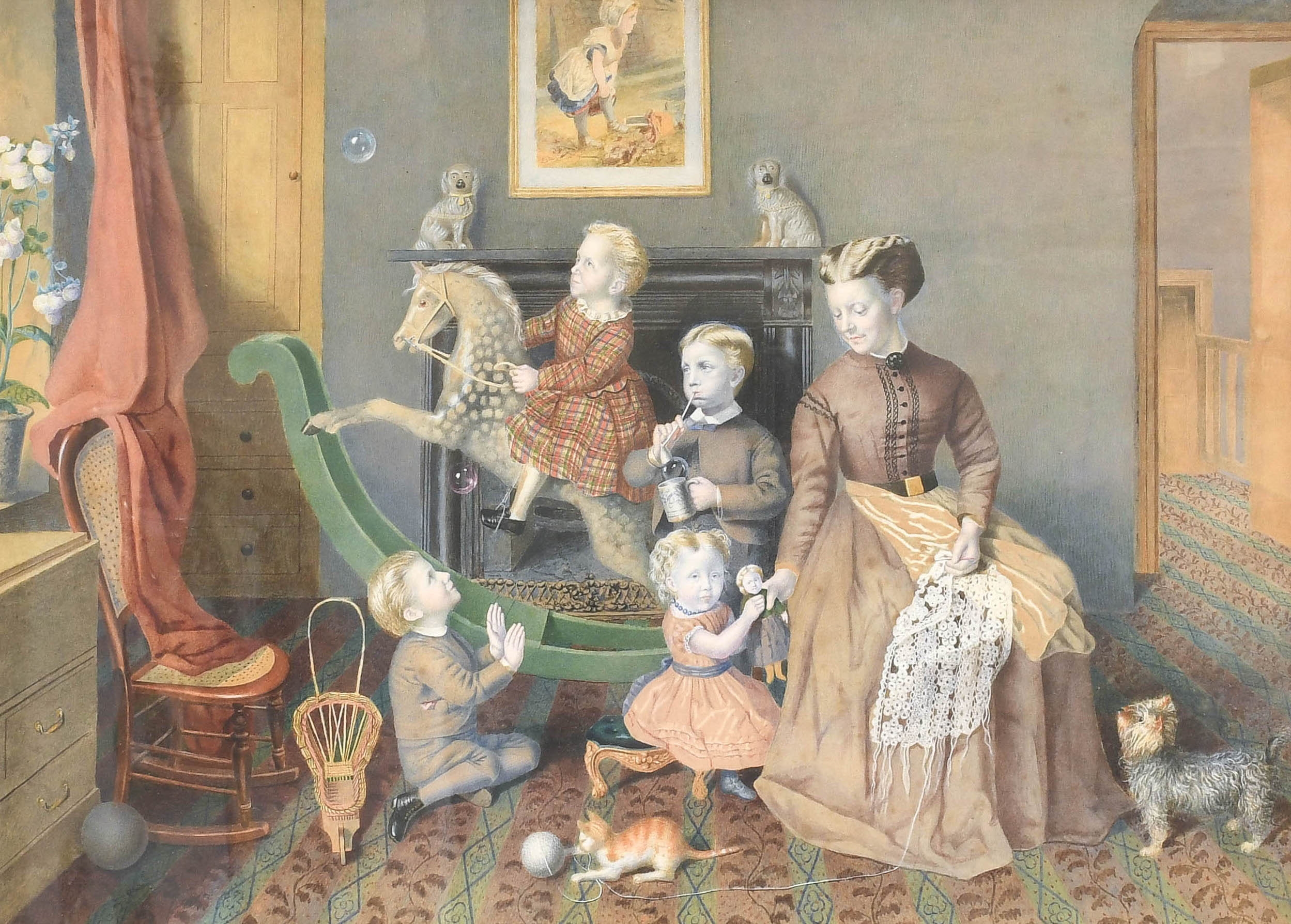 Mary Ellen Best | Portrait of Teresa Webster and the children of ...