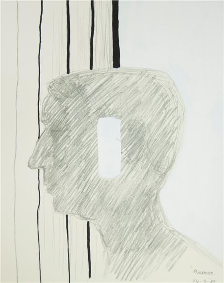 Roger Raveel | self-portrait & a profile | MutualArt