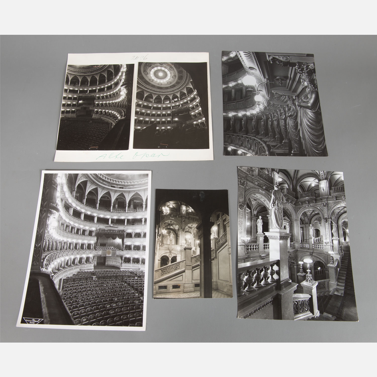 Lucca Chmel | six photos of the auditorium and staircase of the old ...