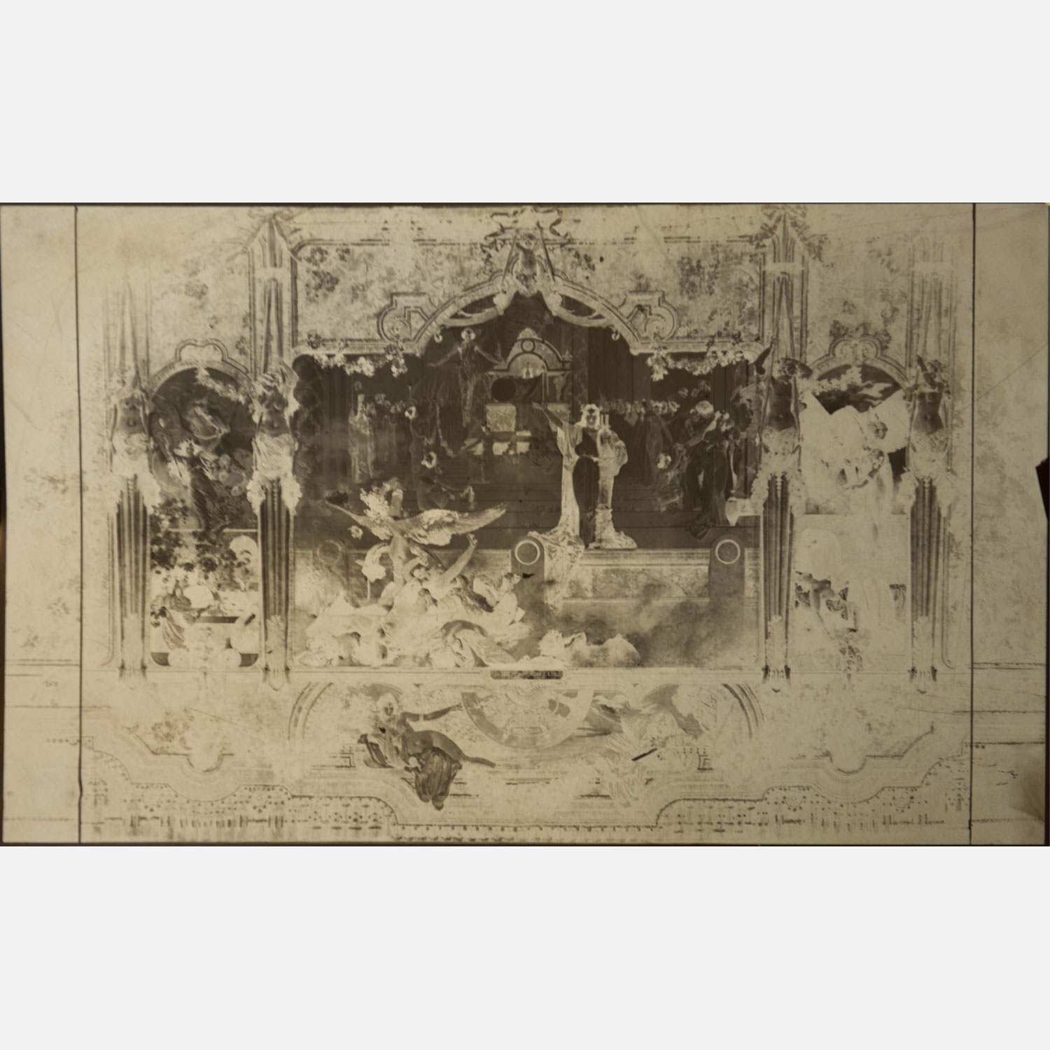 Alexander Rothaug | of a painting by Alexander Rothaug. Black and white ...