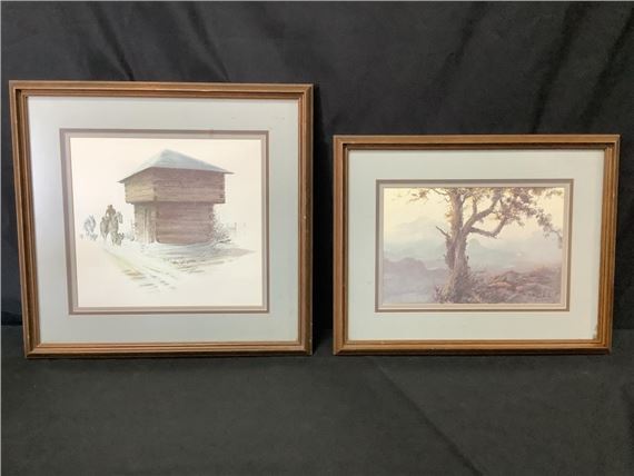 Ben Hampton | Pair of Framed Ben Hampton Prints | MutualArt