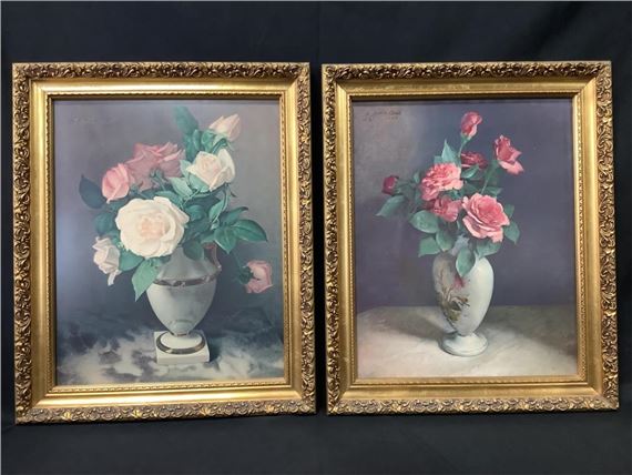 Florence Julia Bach | Pair of Framed Julia Bach Still Life Prints ...