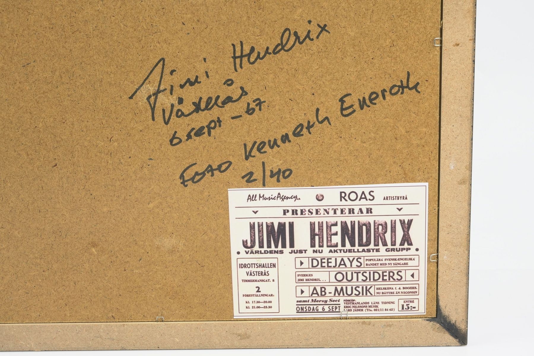 Kenneth Eneroth | Jimi Hendrix (1967) | MutualArt