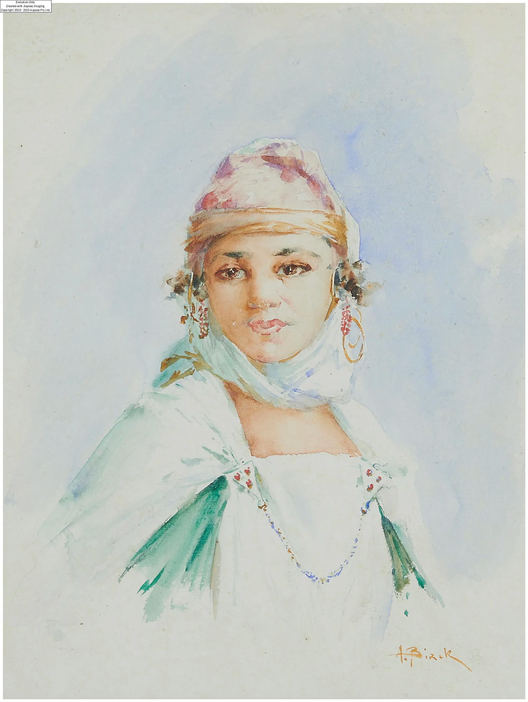 Alphonse Birck | Jeune fille aux fibules | MutualArt