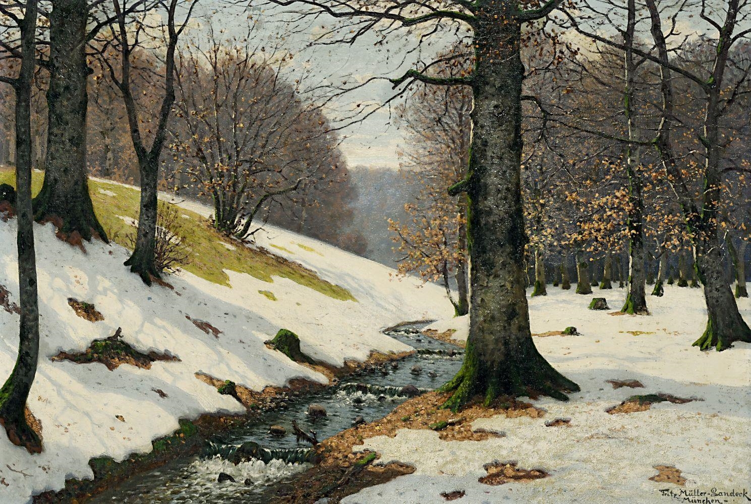 Fritz Müller-Landeck | Trees in Blossom | MutualArt