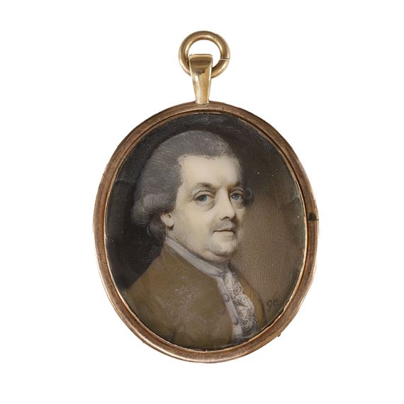 George Engleheart | 2 works, Captain John Blake Indian Navy (1713-1790 ...