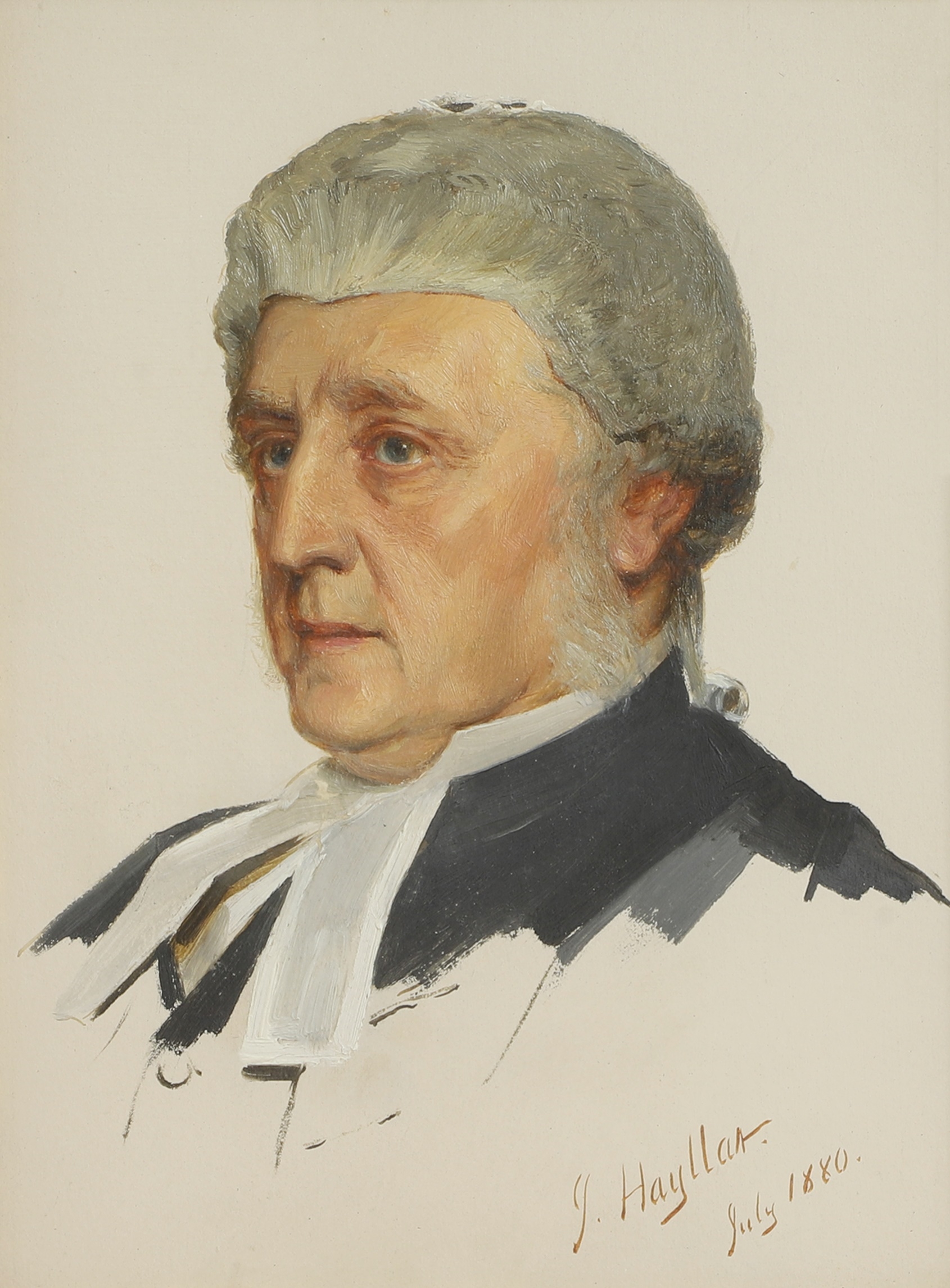 James Hayllar | Portrait of Hon. George Denman head and shoulders (1880 ...