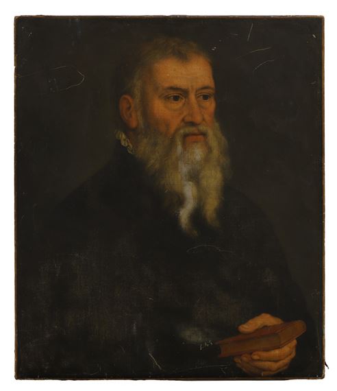 Nicolas Neufchatel | Portrait of a hatted man (Circa 1580) | MutualArt