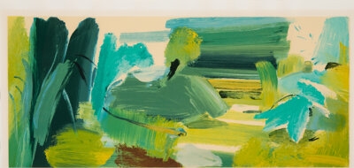 Ivon Hitchens | Terwick Mill no.14, Waterfall (1945) | MutualArt