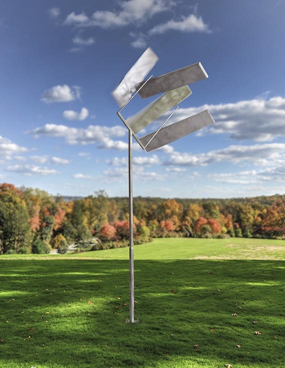 George Rickey | FIVE OPEN RECTANGLES DIAGONAL JOINTED GYRATORY (1996 ...