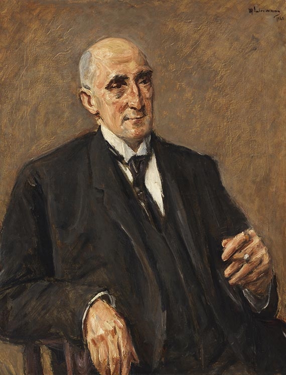 Max Liebermann | Bildnis Geheimrat Prof. Dr. Benno Erdmann (1915 ...