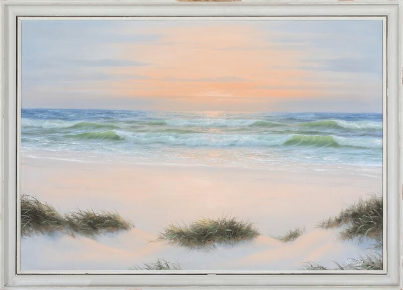 Wolmer Zier | Sunset over the North Sea | MutualArt
