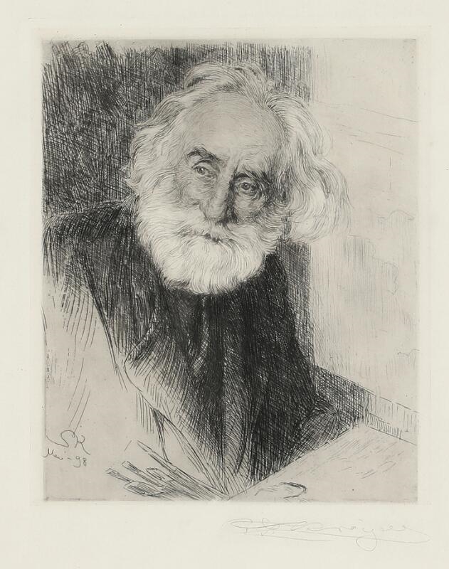 Peder Severin Krøyer | Portrait of the painter Vilhelm Kyhn | MutualArt