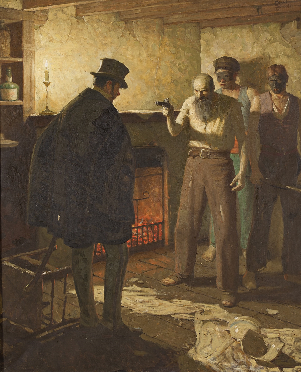 Mead Schaeffer | Portrait of Standing Lincoln | MutualArt